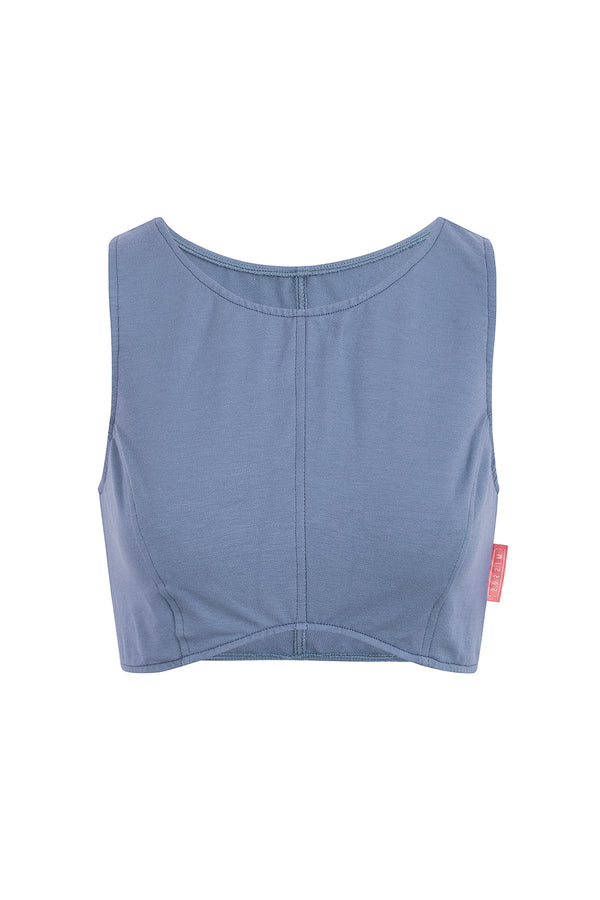 BLUE TRACKSUIT CROP TOP – Missus